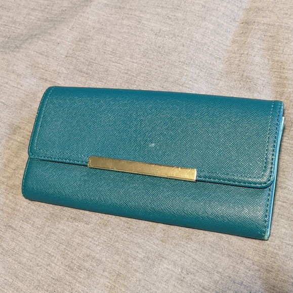 Bags | Teal Wallet | Poshmark